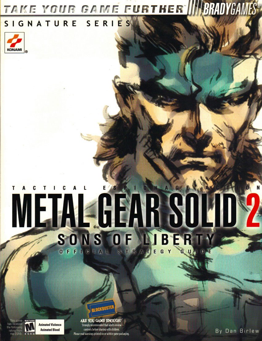 Metal Gear Solid 2 Sons Of Liberty Strategy Guide by Brady Games: Dan ...
