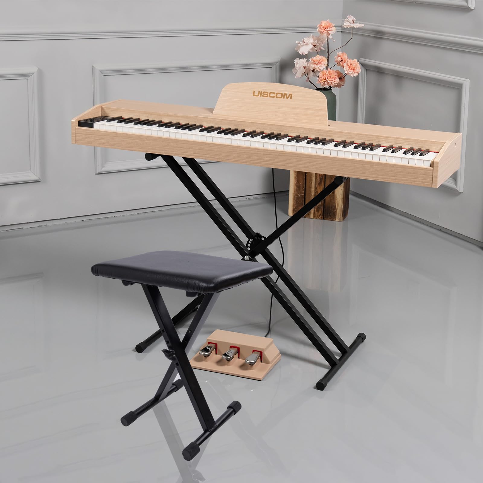 Adjustable Piano Bench Piano Bench X-Style Keyboard Bench Adjustable ...