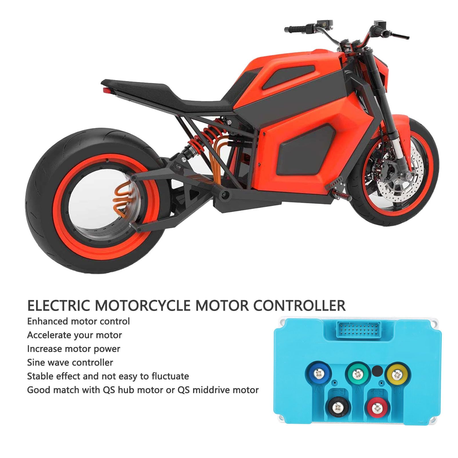 Snapklik.com : Ldafava 72V 450A Brushless DC Motor Controller, Electric ...