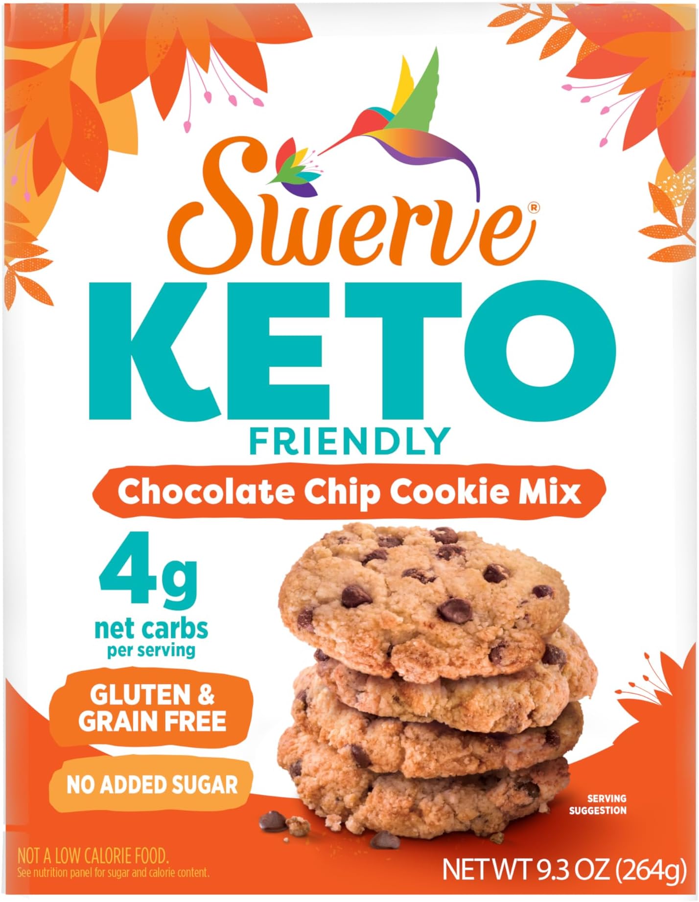 Amazon.com: Swerve Sweets, Chocolate Chip Cookie Mix, 9.3 Oz