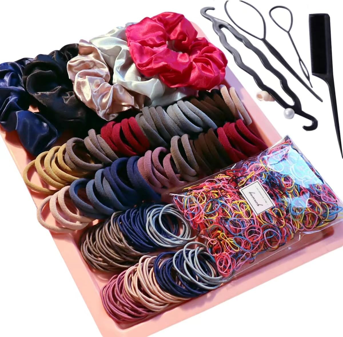 Amazon.com : YANRONG 1159PCS Hair Accessories for Woman Set Seamless ...