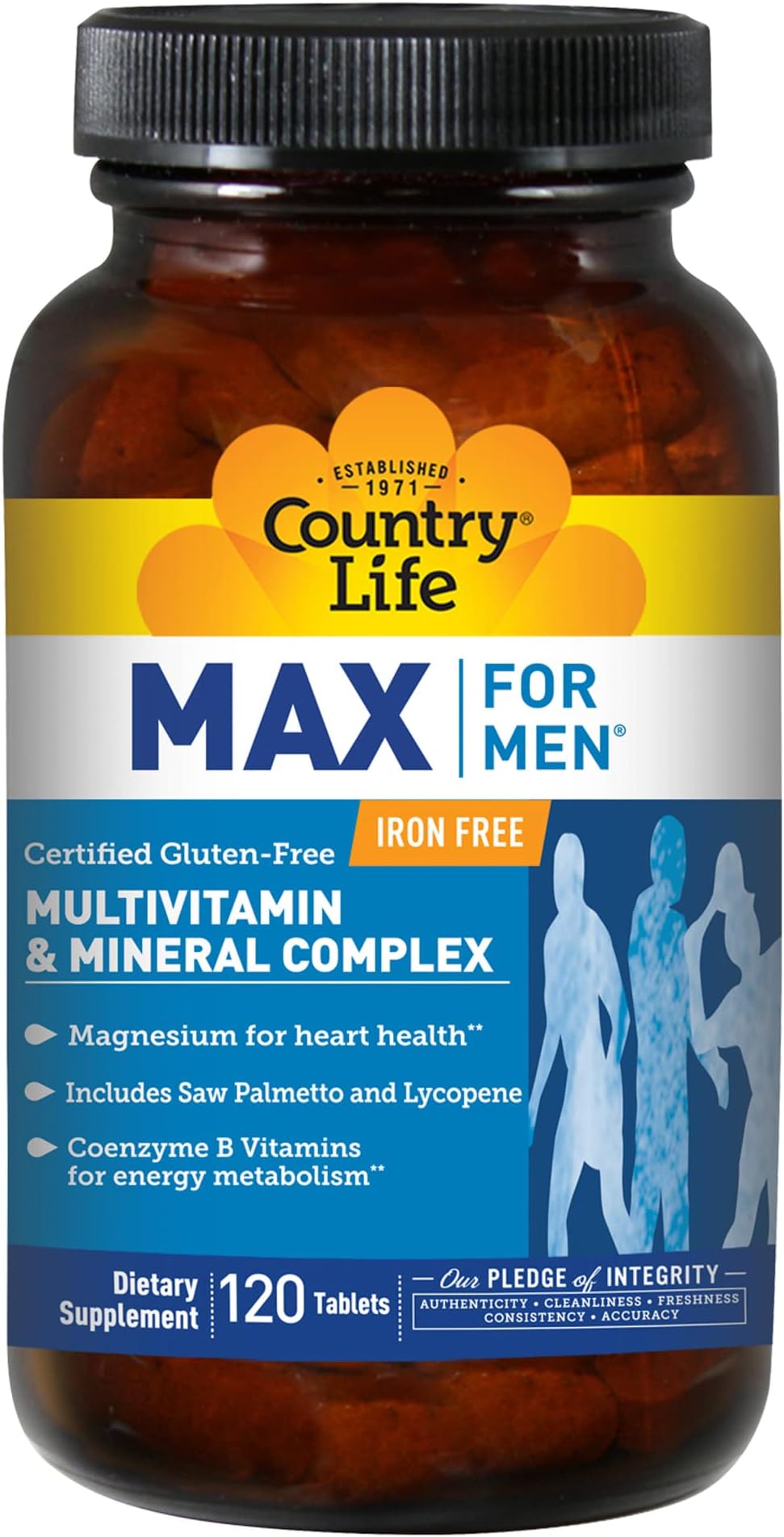 Amazon.com: Country Life Daily Total One Multivitamin, Iron Free Once a ...
