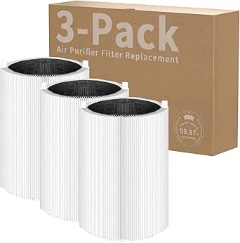 Amazon.com: 3 PCS for Blue Pure 411, 411+ Replacement Filter, Particle ...