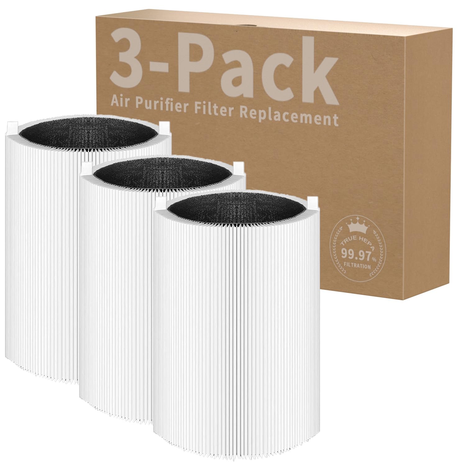 Amazon.com: 3 PCS for Blue Pure 411, 411+ Replacement Filter, Particle ...