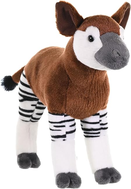 Amazon.com: Wild Republic Okapi Plush, Stuffed Animal, Plush Toy, Gifts ...