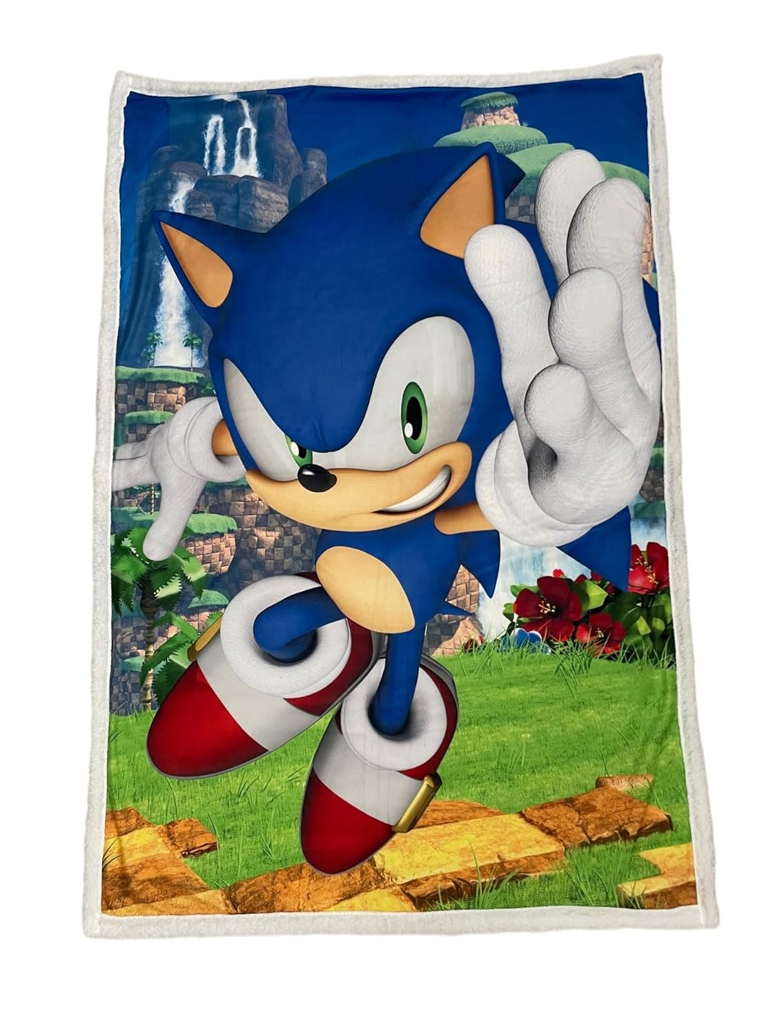 Amazon.com: CharacterWorld Sonic-Plaid'100 x 150 cm : Home & Kitchen