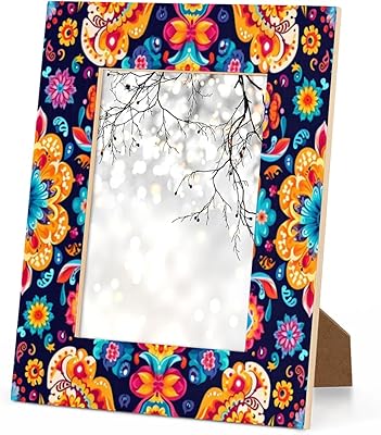 Amazon.com - FIXIXI Mexican Talavera Picture Frame 5x7, Ethnic Ceramic ...