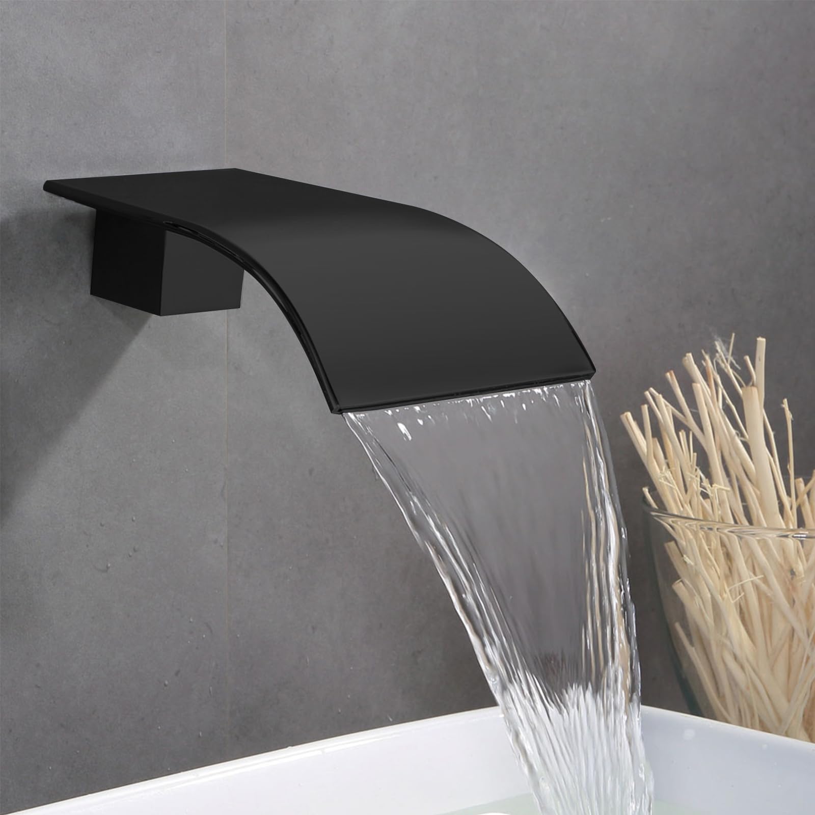 AZOS High Flow Waterfall Spout Fixtures Filler Bathroom Waterfall Spout ...