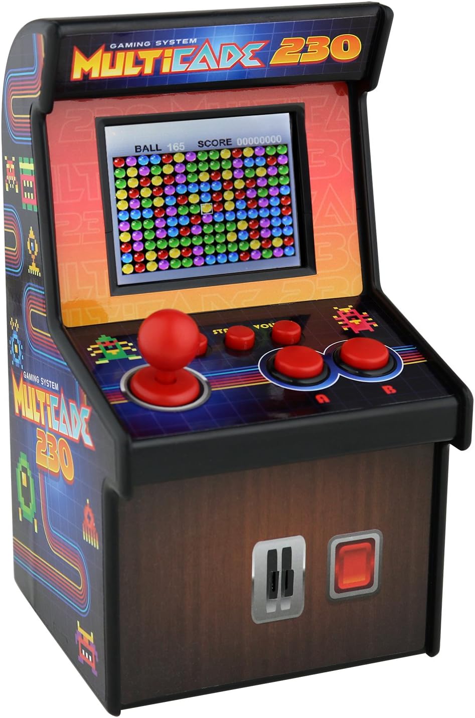 SoundLogic XT Multicade 230 Miniature Retro Arcade Video Game Machine ...