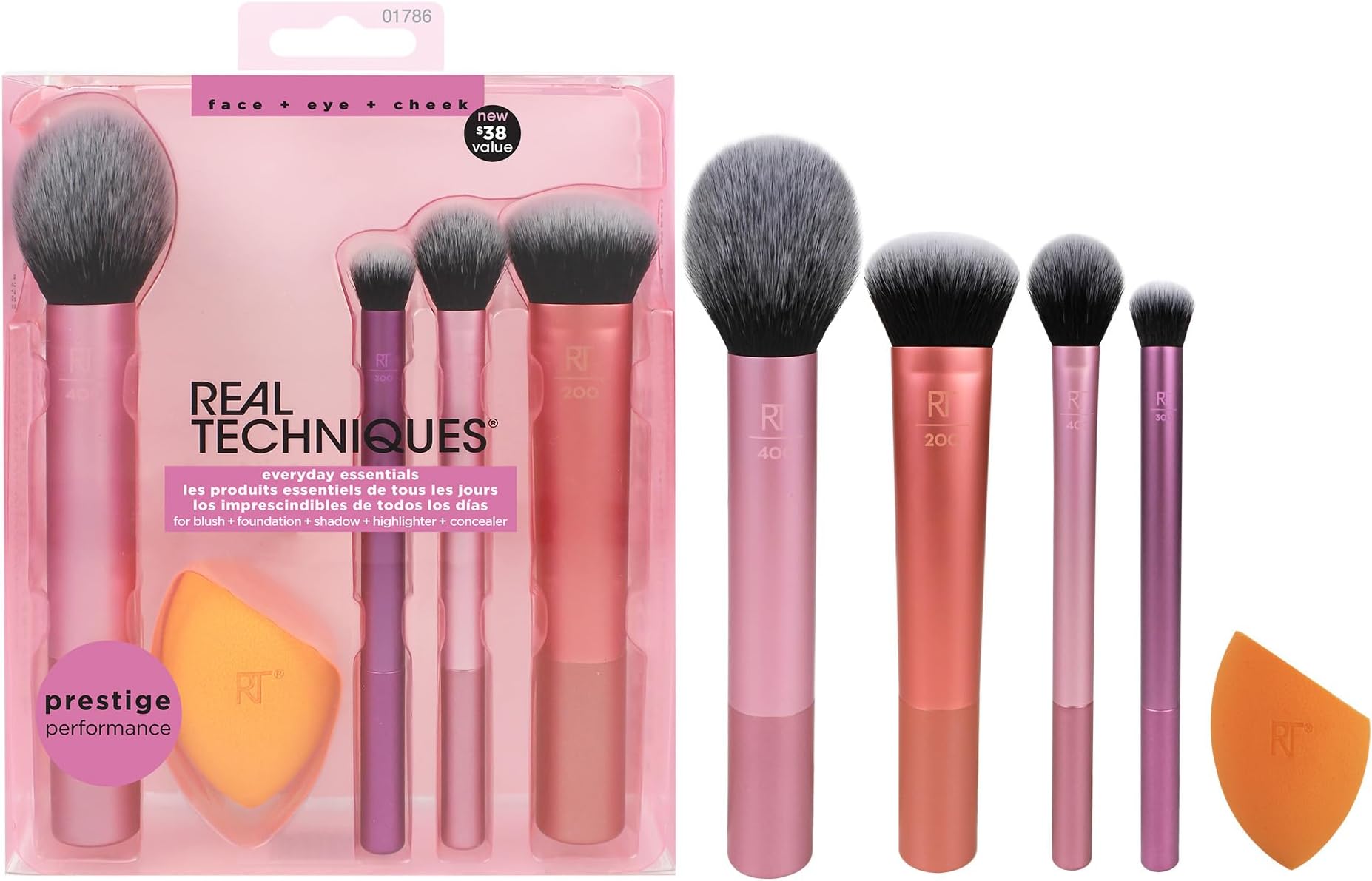 Amazon.com: Morphe Face The Beat Makeup Brushes - 5 Piece Makeup Brush ...