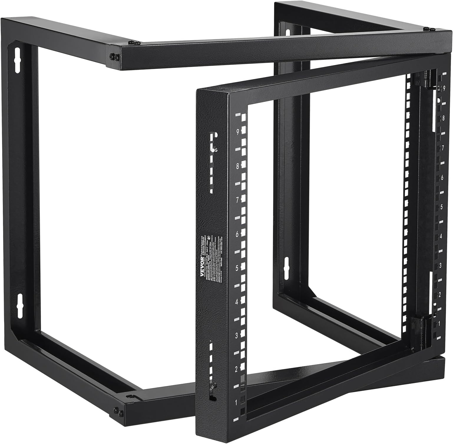 Amazon.com: VEVOR 9U Server Rack, Wall Mount Network Rack for 19 Inch IT & AV Equipment, Open ...