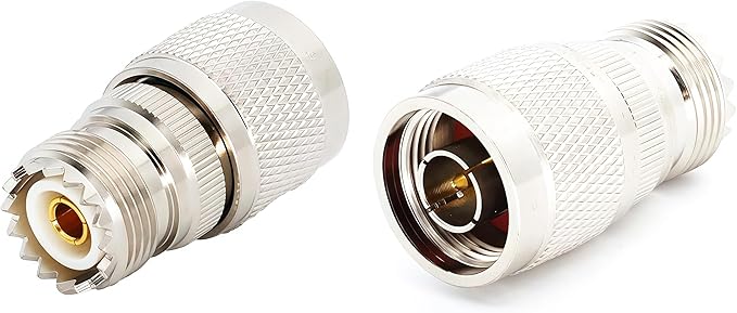 Amazon.com: Gtwoilt RF Adapter UHF/N-KJ M Female (UHF/SL16) to N-Type Male L16 Male to SL16 ...