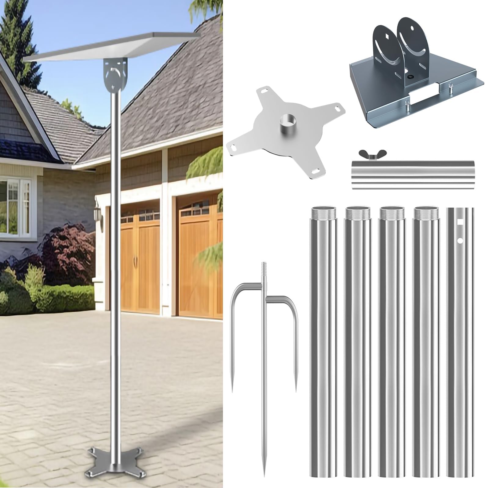 Amazon.com: Heavy Duty Starlink Gen 3 Pole Mount - 4.6ft Height ...