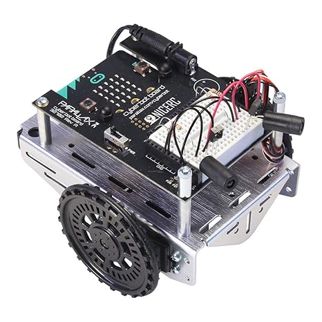 Amazon.com: Parallax Inc. Cyber:bot Robot Kit - with Micro:bit : Toys ...