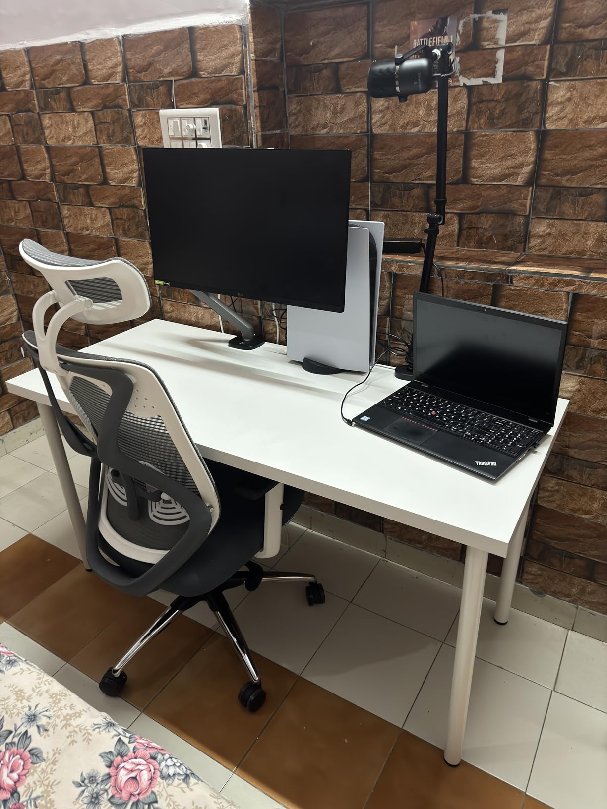 Ikea Fibreboard, Plastic Table for Multipurpose/Desk/Workstation ...