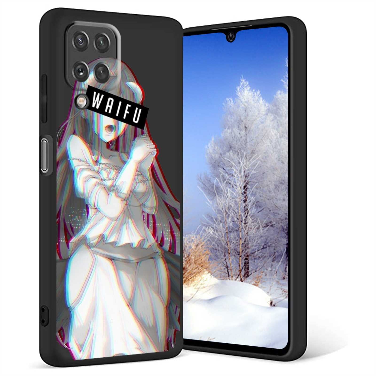 Buy HYHYH Compatible with Samsung Galaxy A12 Anime Case,Sad Japanese ...