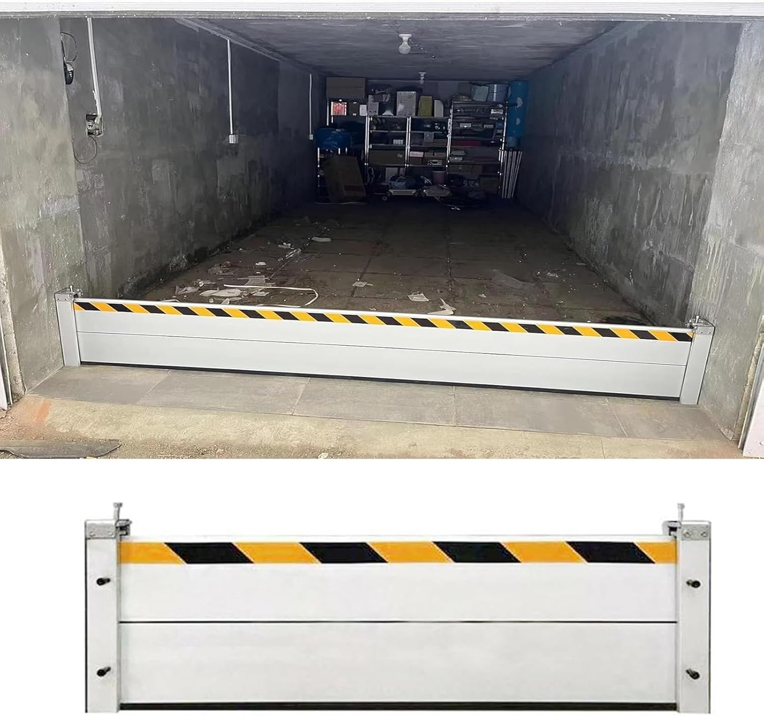 Amazon.com: Flood Control Barrier Aluminum Baffle,Outdoor Garage Doors ...