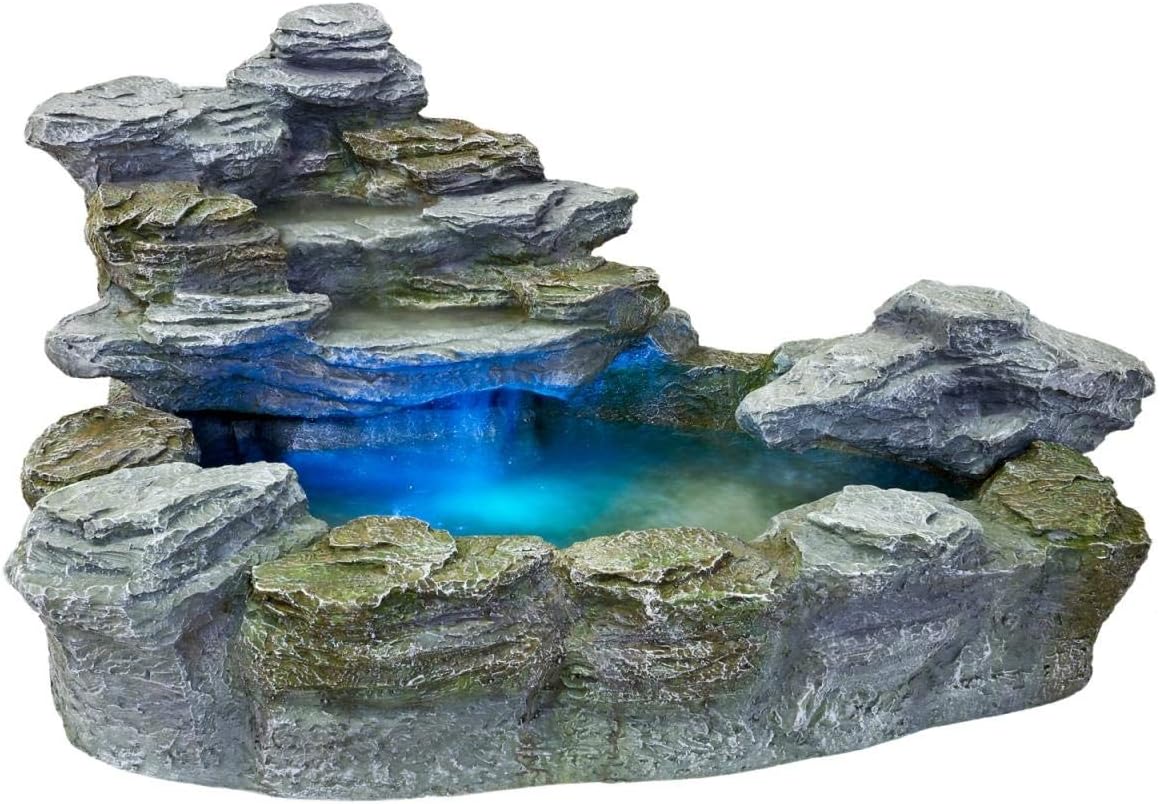 STILISTA Gartenbrunnen Olymp in Steinoptik XXL 100 x 80 x 60 cm inkl ...