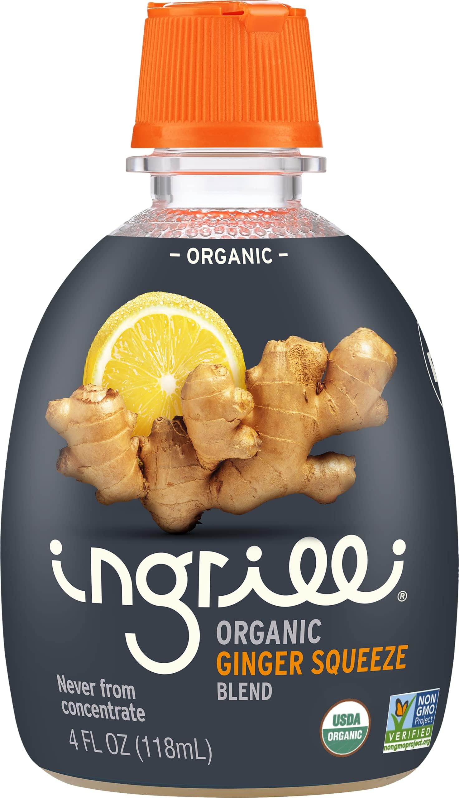 Amazon.com : Ingrilli Organic Ginger Squeeze Blend, 4 Fl Oz Bottle ...
