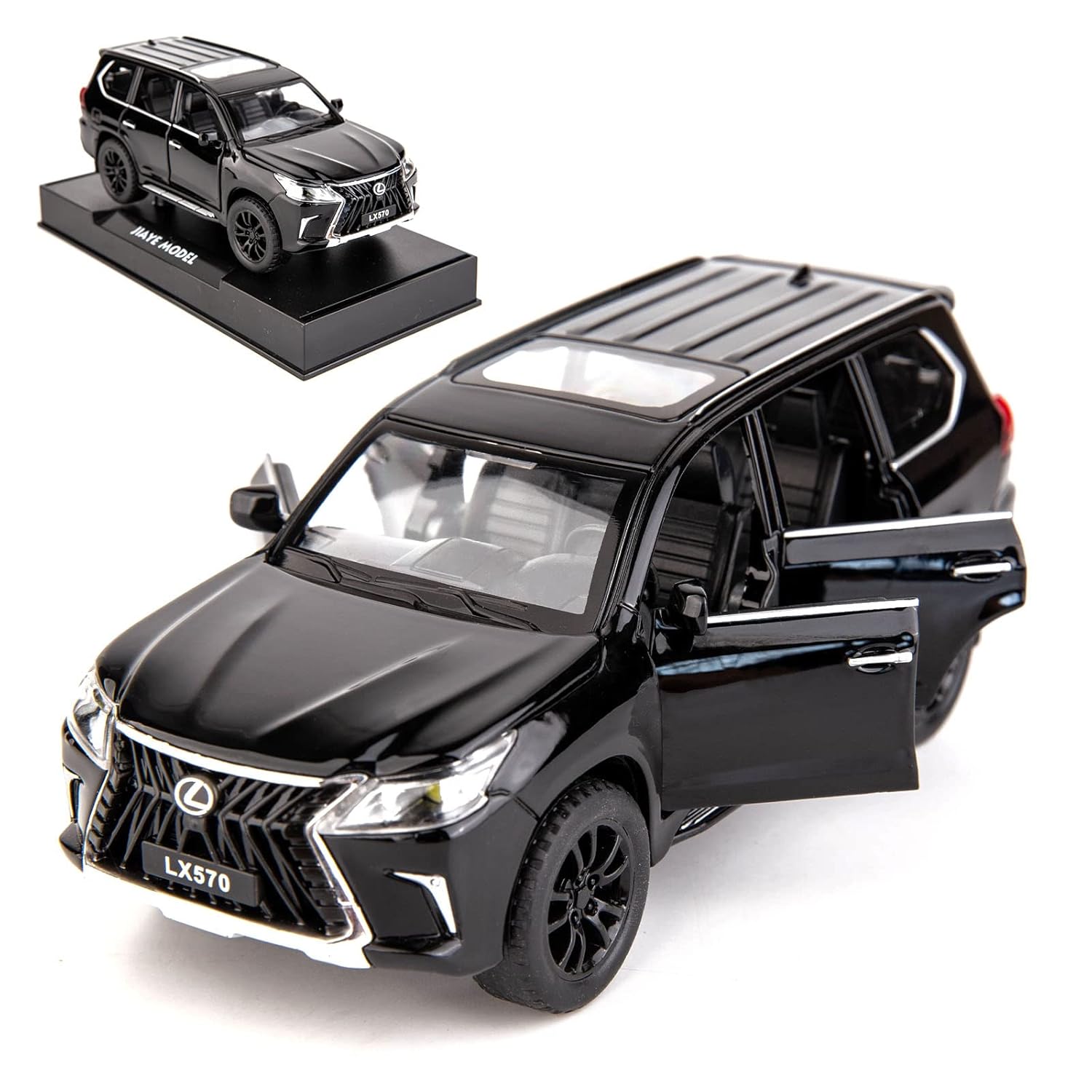 BDTCTK 1/32 Compatible for Lexus LX570 Off-Road in Luxury SUV Model Car ...