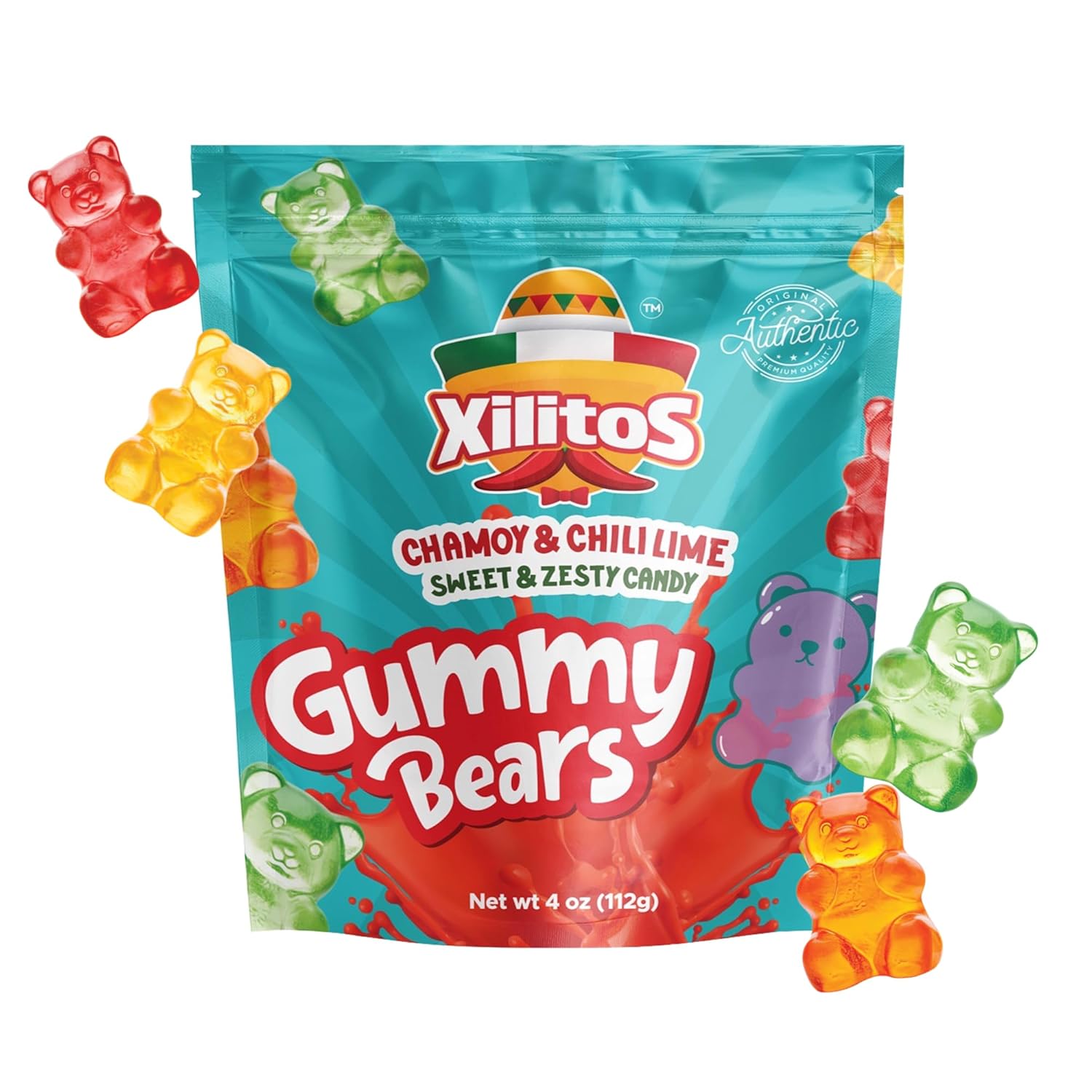 Amazon.com : Mexican Candy Gummy Bear Chamoy Candy Gummies, Spicy ...