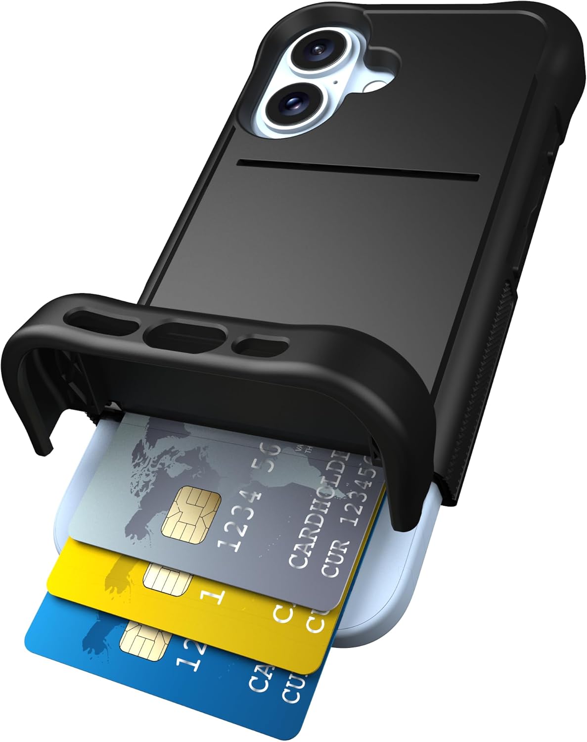 Amazon.com: Scooch® for iPhone 16 Case with Card Holder, Wingmate ...