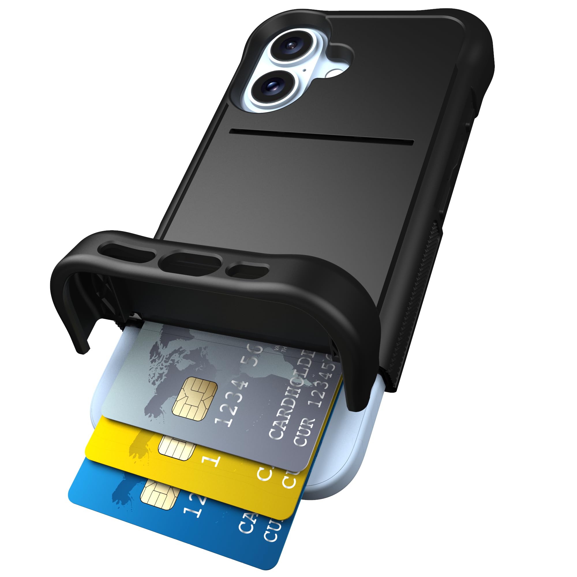 Amazon.com: Scooch® for iPhone 16 Case with Card Holder, Wingmate ...