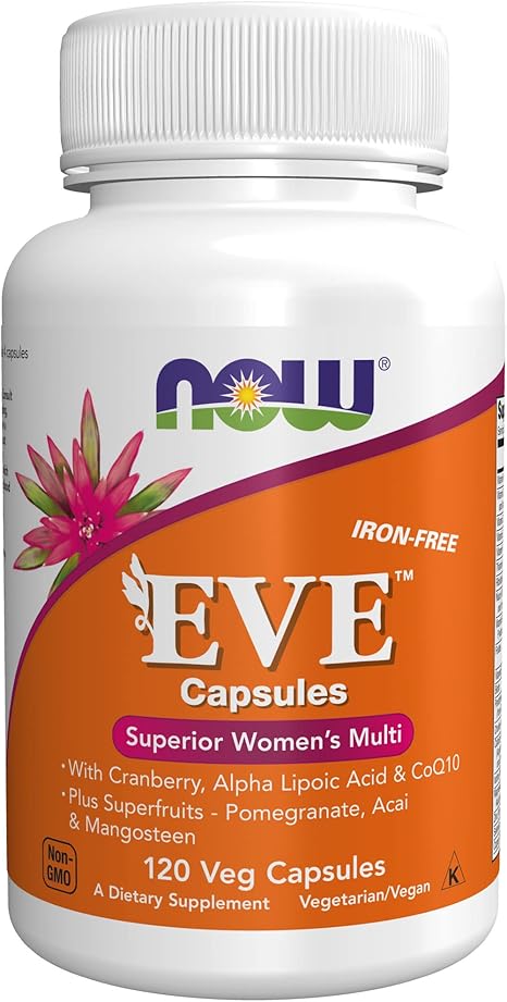 Amazon.com: NOW Supplements, Eve™ Women's Multivitamin with Cranberry ...