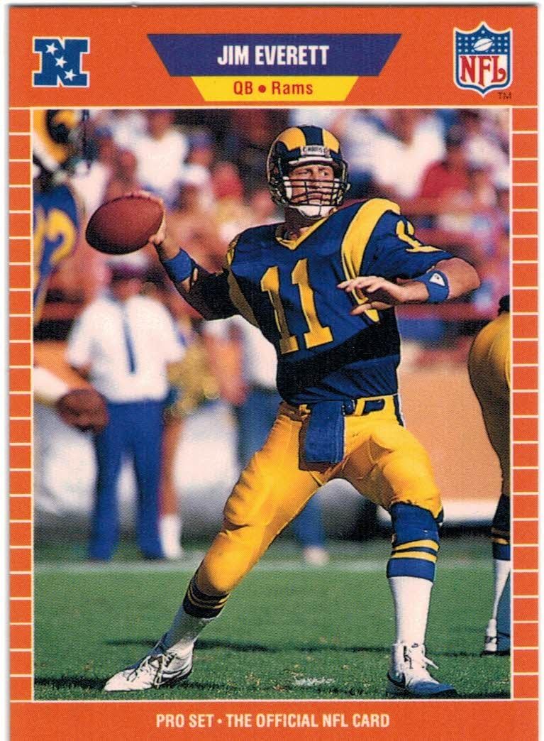Amazon.com: 1989 Pro Set Series 1-2 & Update Los Angeles Rams Team Set ...