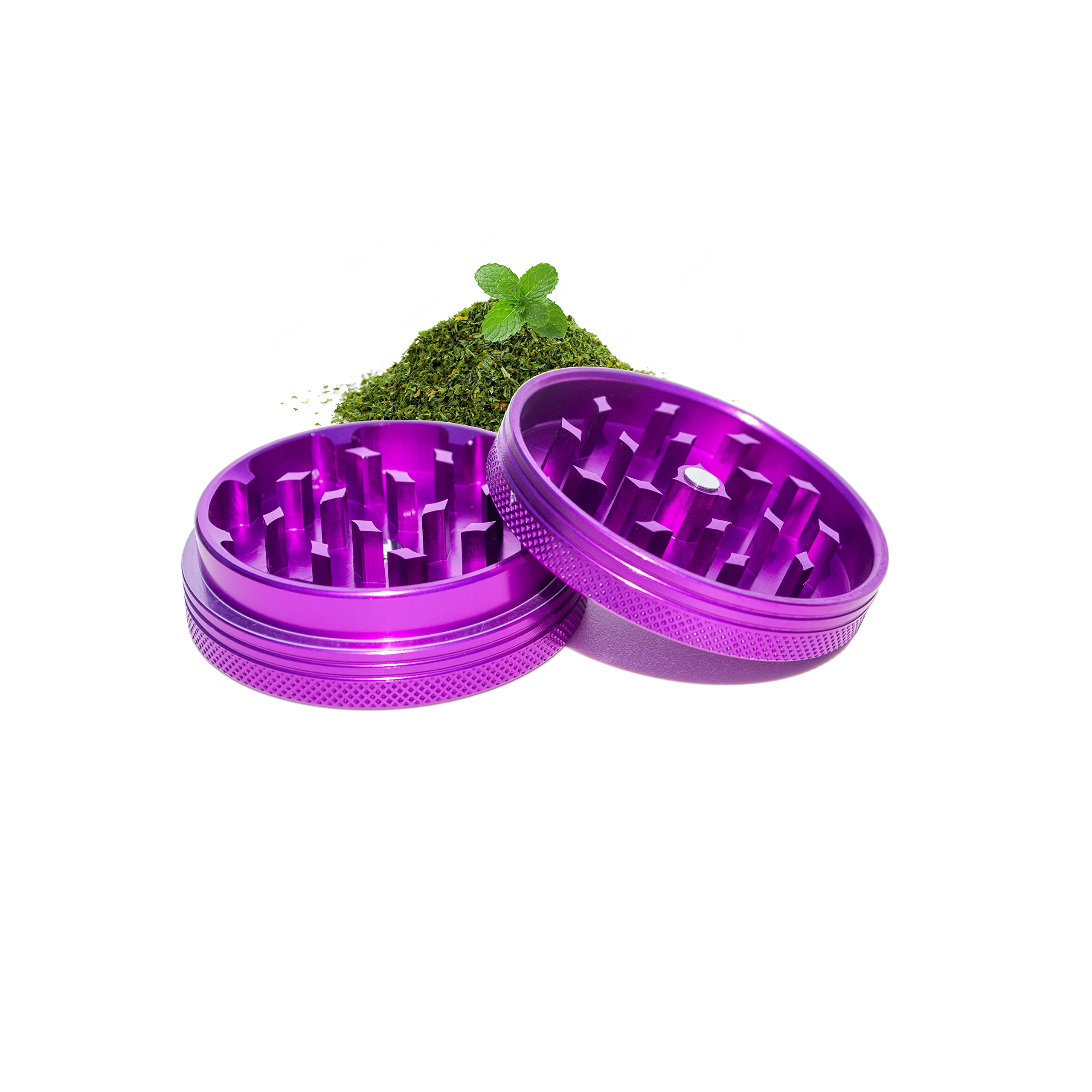 Amazon.com: Grinder 2.2 inch Compact Spice Grinder Purple Color: Home ...