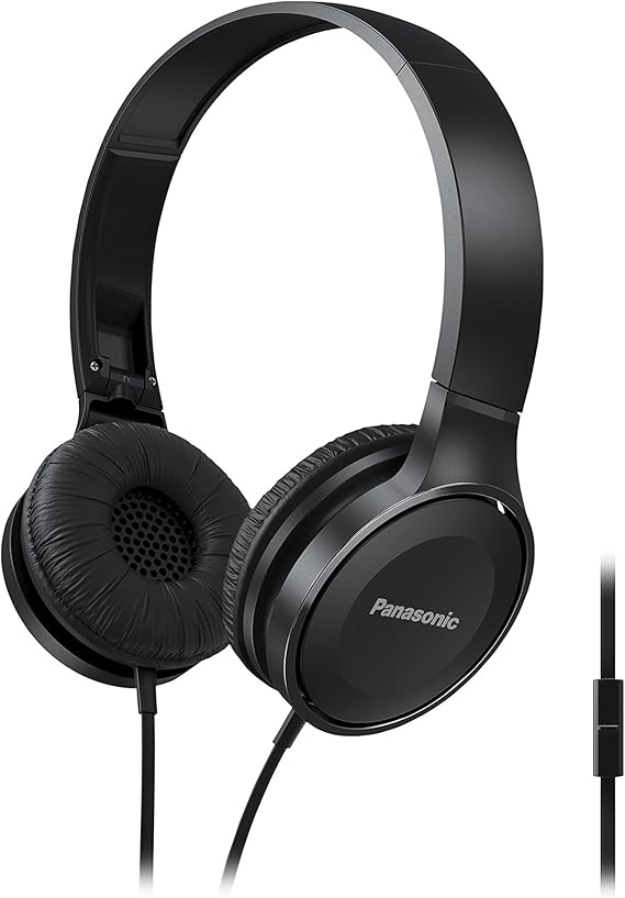 Amazon.com: Panasonic Lightweight Foldable Headphones with Microphone ...