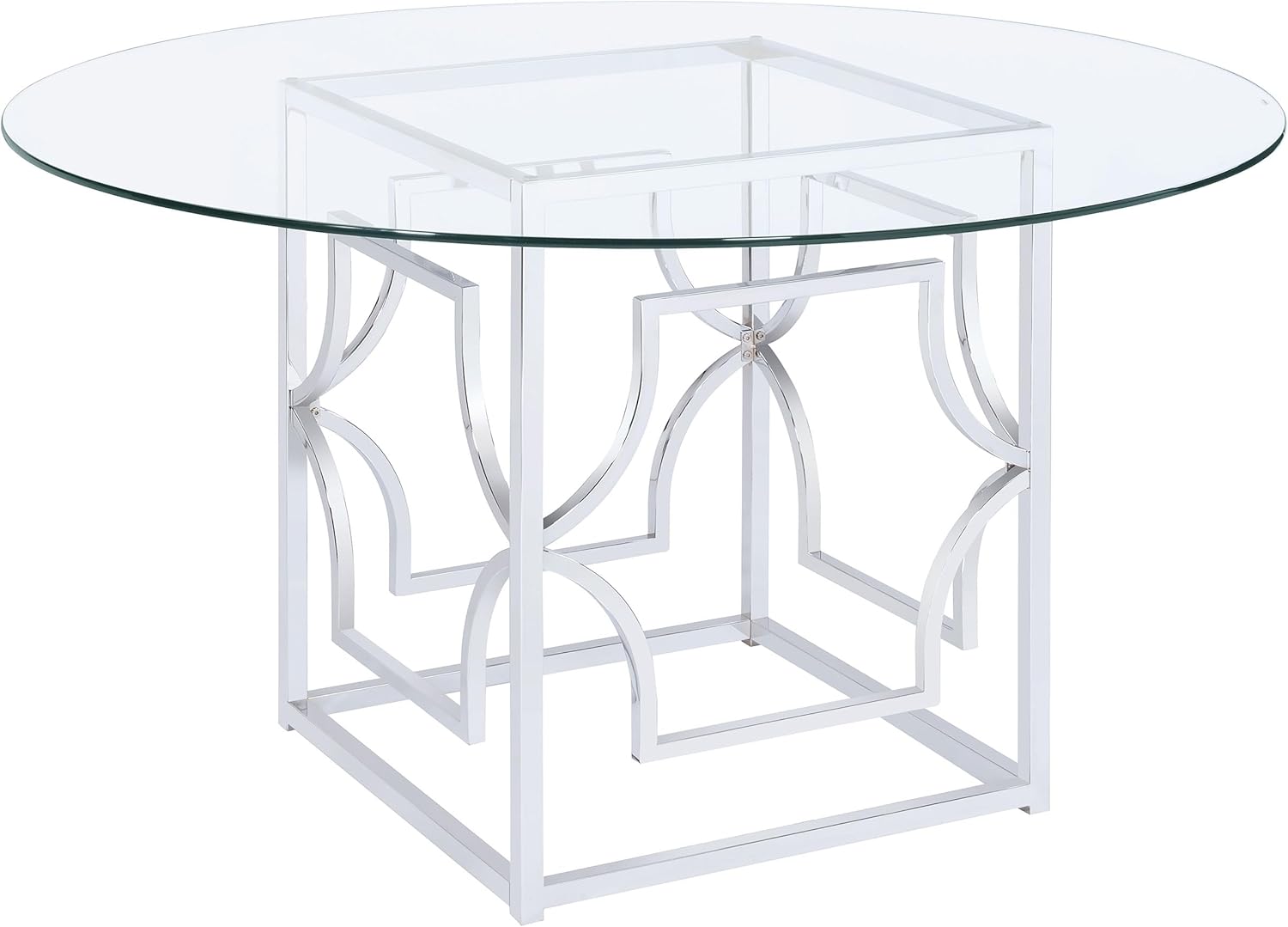 Amazon.com - Coaster Home Furnishings Starlight 54" Round Dining Table ...