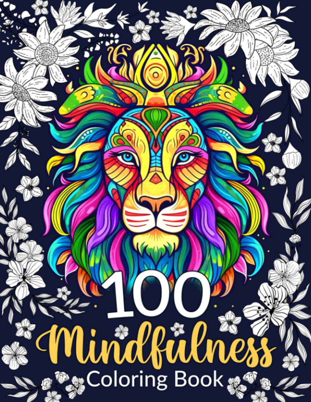 Amazon.com: 100 Mindfulness: Mindful Coloring Book for Adult with ...