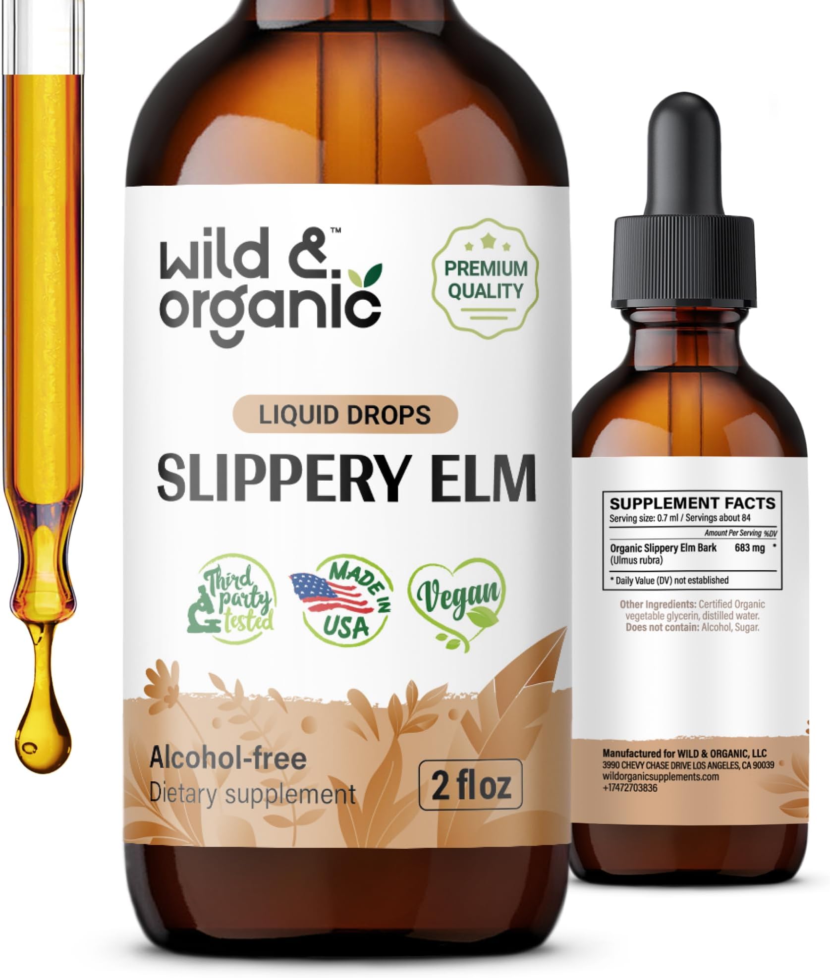 Amazon.com: Slippery Elm 400mg 100 Capsules : Everything Else