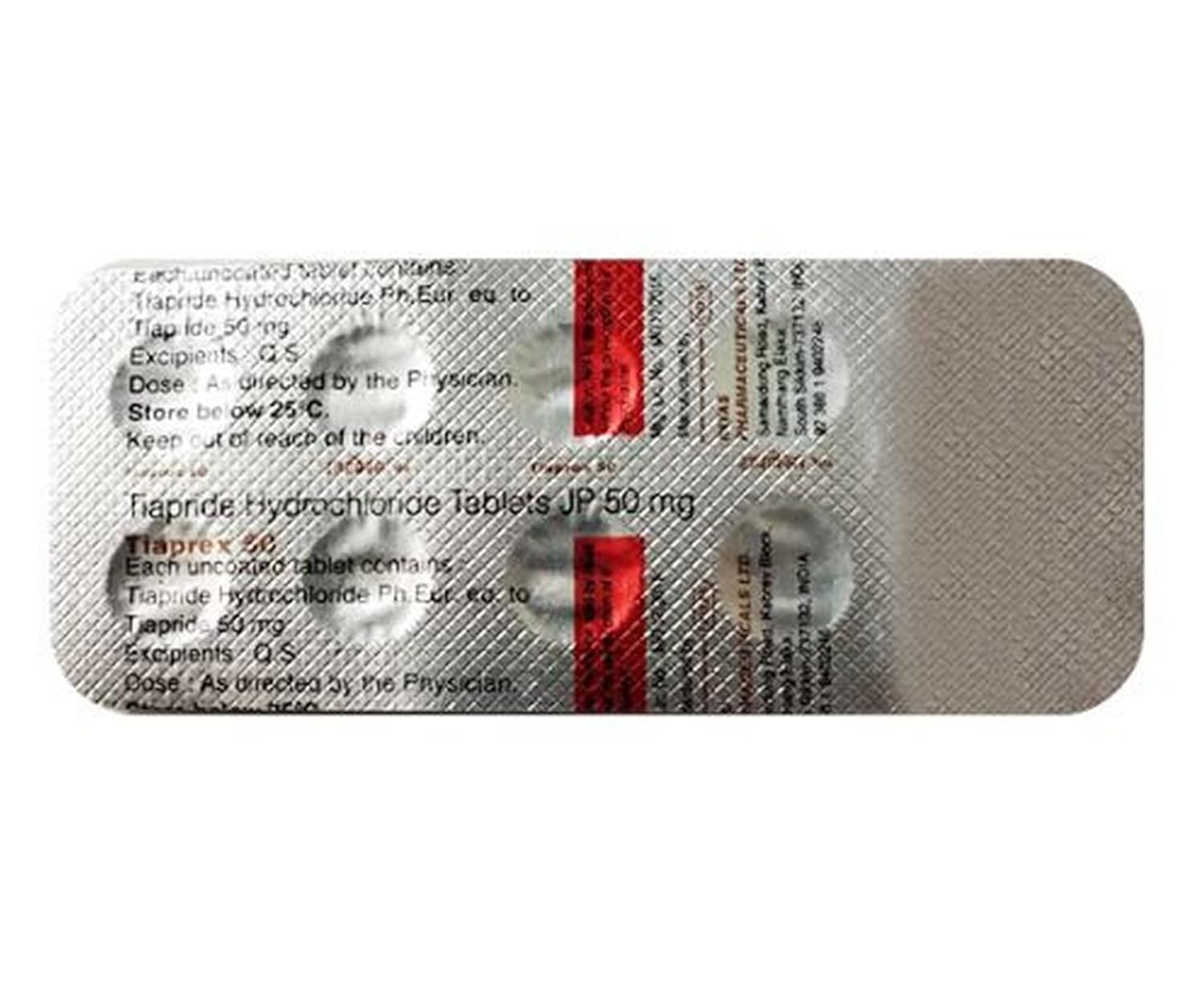 Tiaprex 50MG - Strip of 10 Tablets : Amazon.in: Health & Personal Care