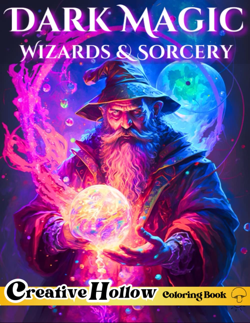 Amazon.com: Dark Magic Wizards & Sorcery Coloring Book: 40+ Magnificent ...