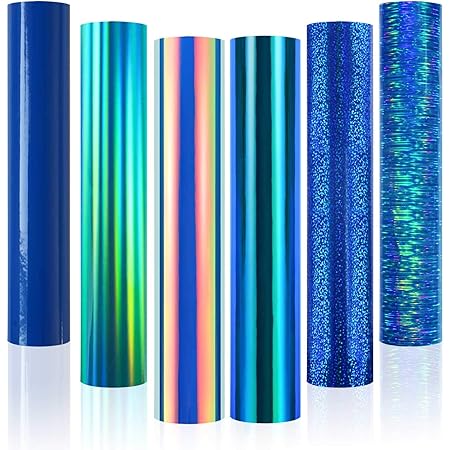 Amazon.com: TECKWRAP Holographic Sparkle Adhesive Craft Vinyl,1ftx5ft ...