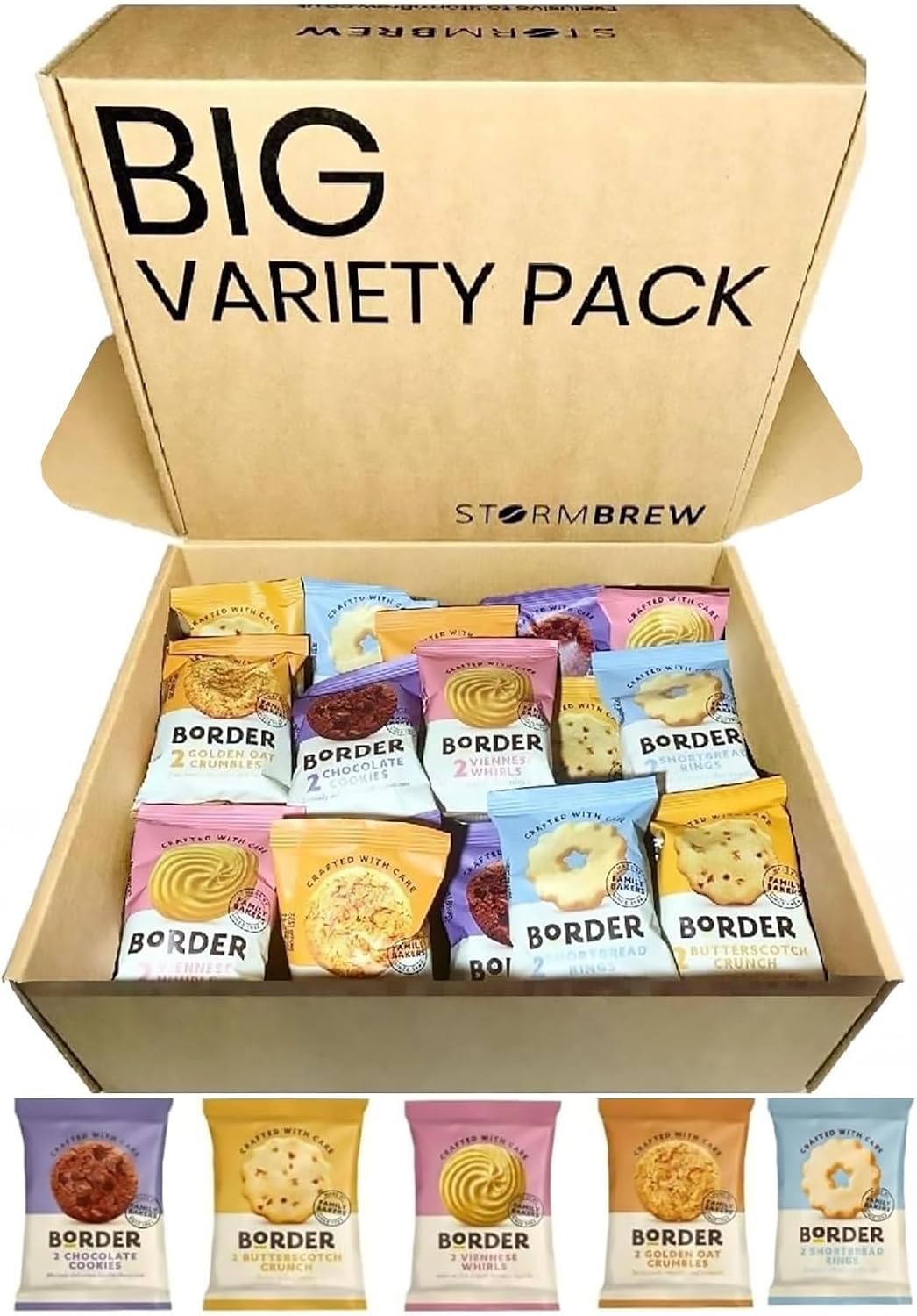 Border Biscuits Variety Pack Gift Set Hamper, 30 Biscuits (3 Packs of ...