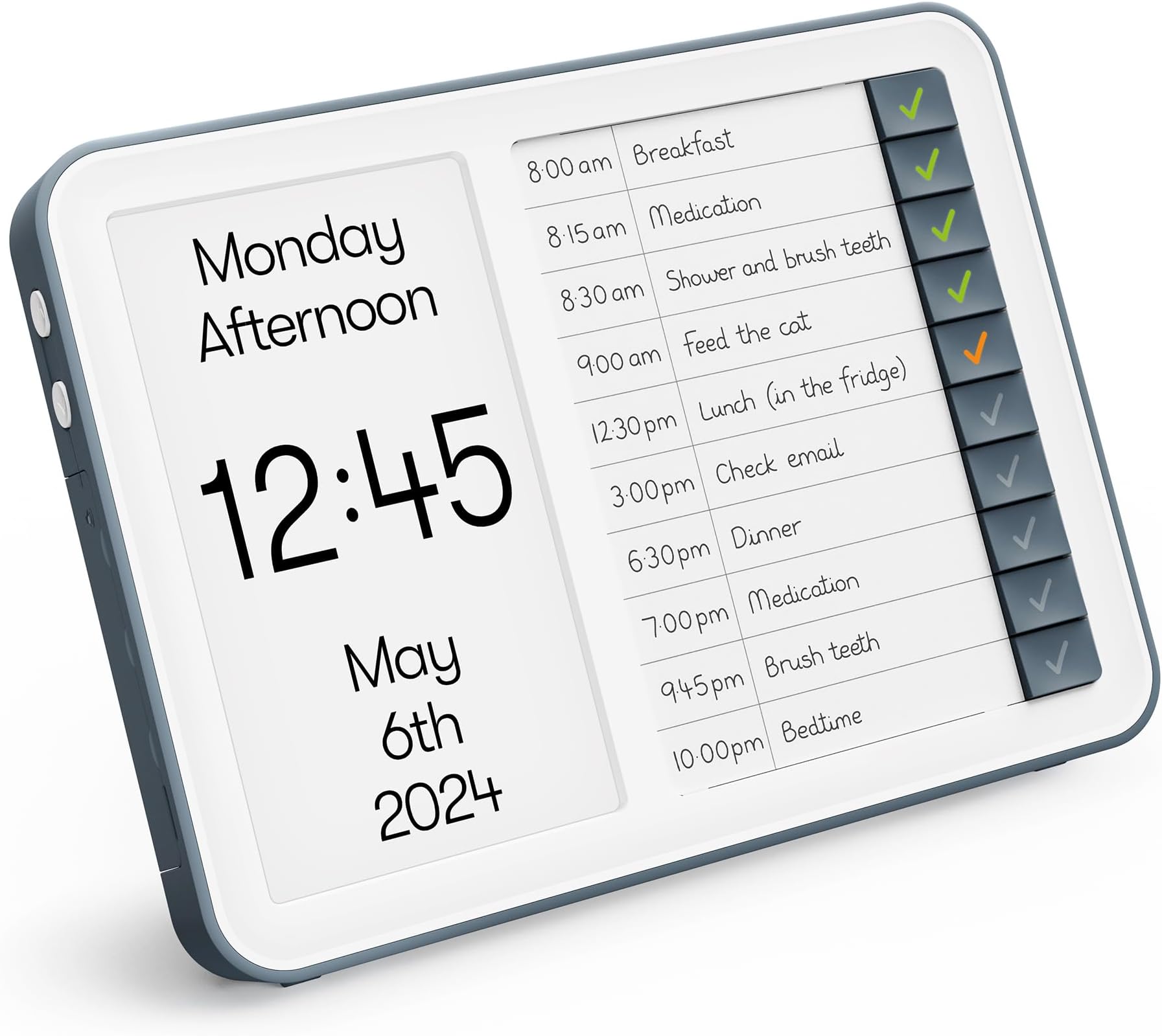 Relish Day - Dementia Clock with Daily Task Manager, HD Large Screen ...