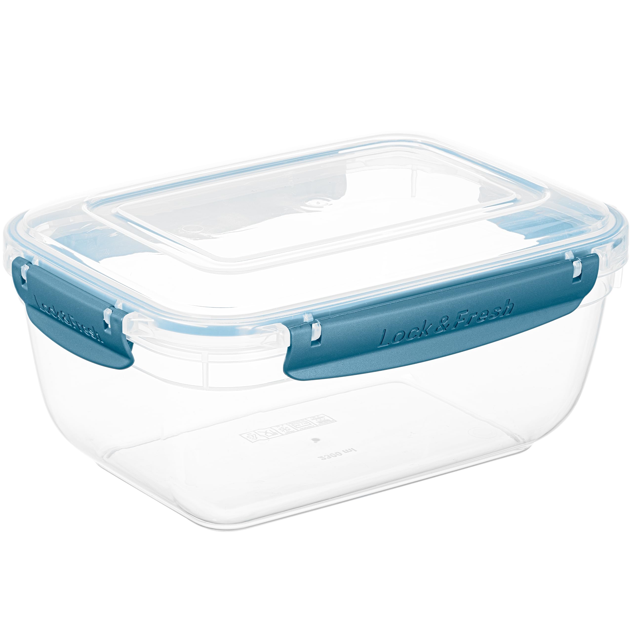Amazon.com: Superio Plastic Food Storage Container with Airtight Lid ...