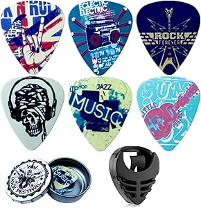 Amazon.com: Miwayer Guitar Picks-Medium, 6 Pack Art Cool Guitar Pick In ...