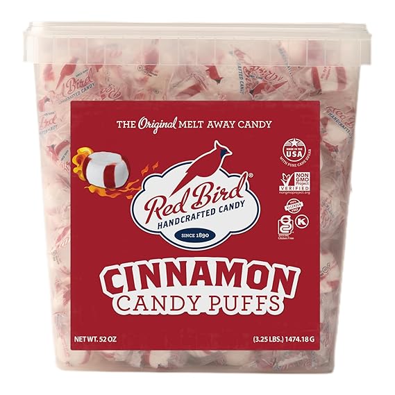 Amazon.com : Red Bird Cinnamon Candy, Individually Wrapped, Gluten Free ...