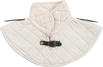 Amazon.com : AnNafi® Medieval Cotton Padded Collar Chain Mail Neck ...