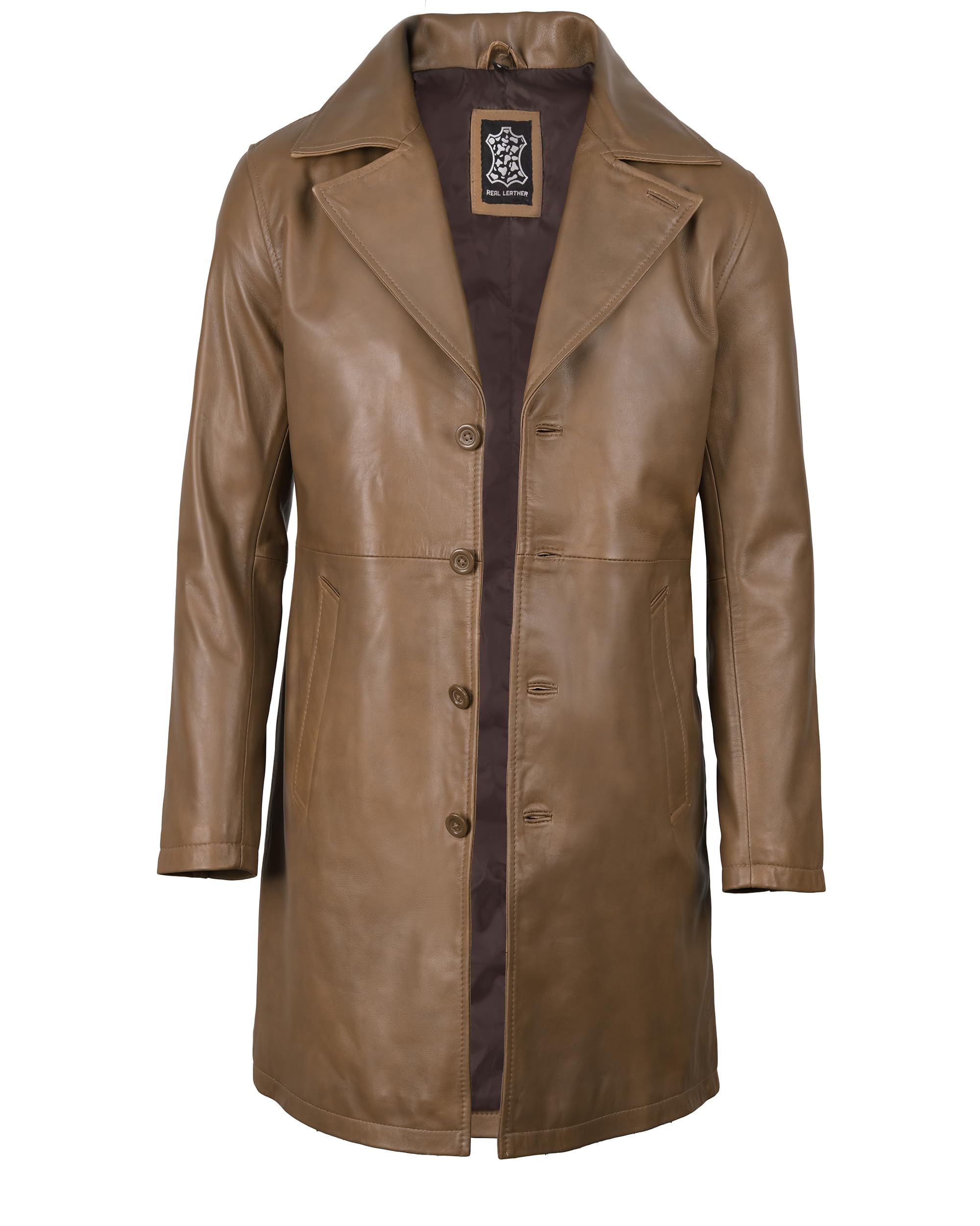 Snapklik.com : Blingsoul Brown Mens Leather Coats 1500251 Jackson ...
