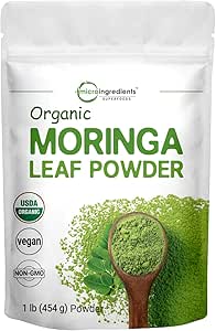 Micro Ingredients Moringa Oleifera 1000mg, 240 Caplets | Whole Leaf ...