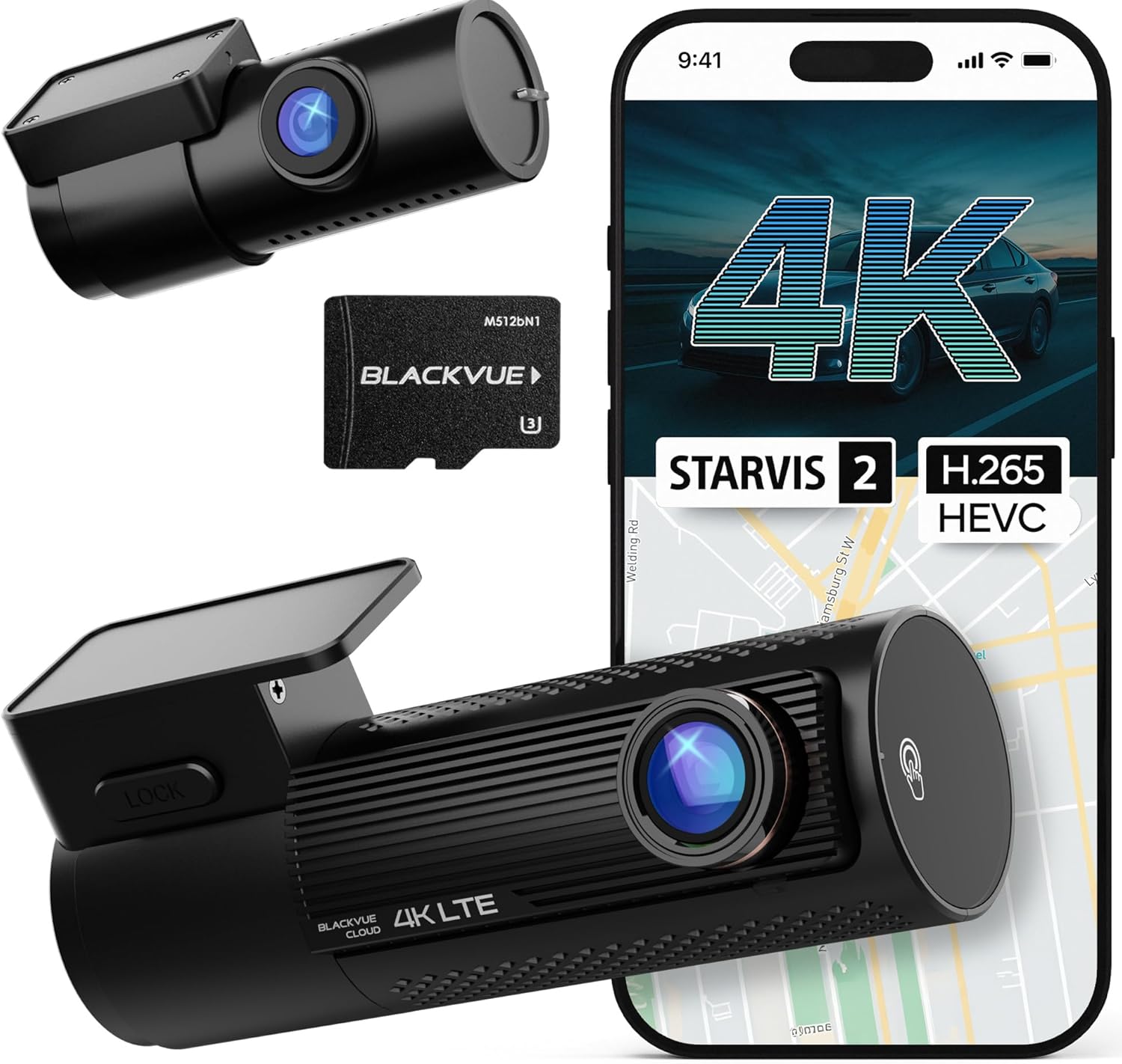 Amazon.com: BlackVue DR970X-2CH LTE Plus II Dash Cam – 4K UHD Front ...