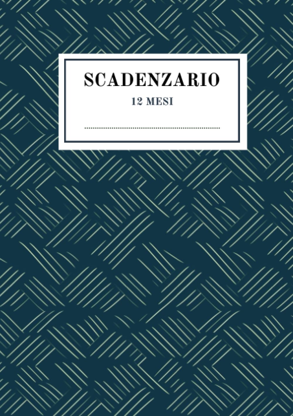 Amazon.it: Scadenzario 12 Mesi: Formato A5 | Scadenziario Annuale con ...