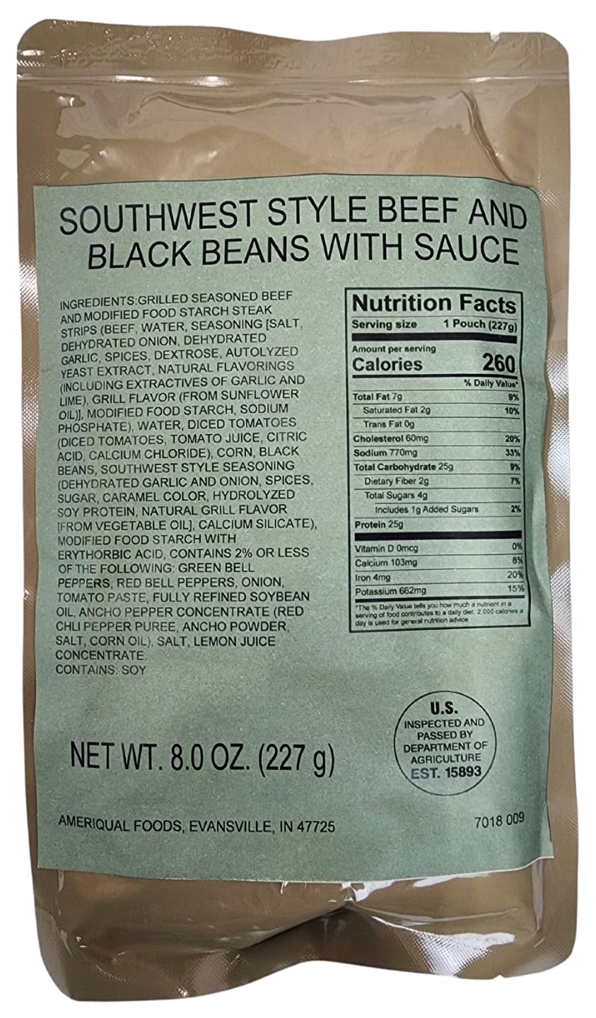Amazon.com: Military Outdoor Clothing MRE(Meal-Ready-to-Eat) Entre ...