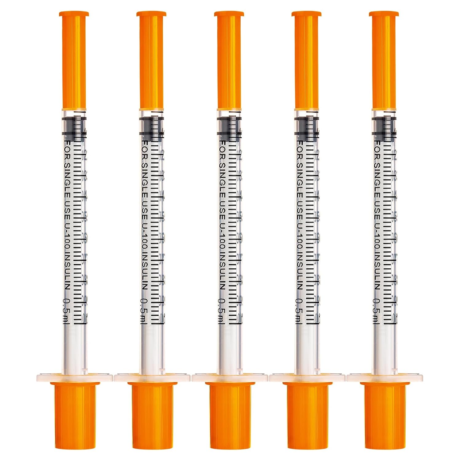 Amazon.com: 0.5ml 30 Gauge Syringe 0.5cc 30G 5/16 inch 8mm U 100 ...