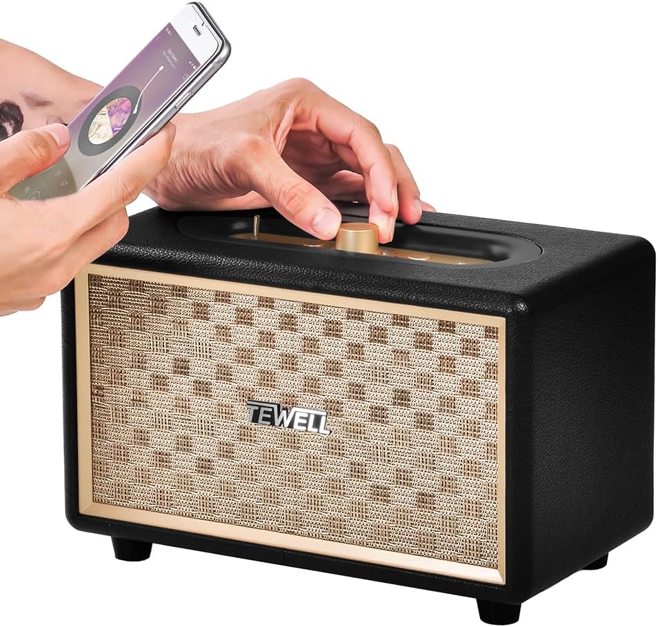 Amazon.com: Home Speaker with Premium Audio | Rich Bass, Rotary Dial ...